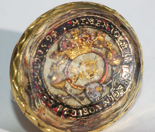 Queen Mary II Memento Mori Slide - Art of Mourning